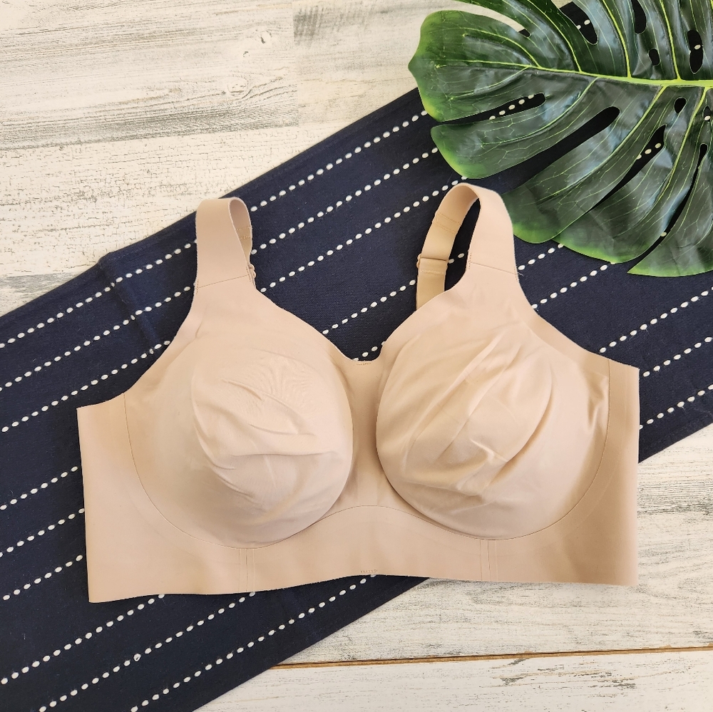 Evelyn Bobbie The Beyond Bra Light Beige Size Large - Gem